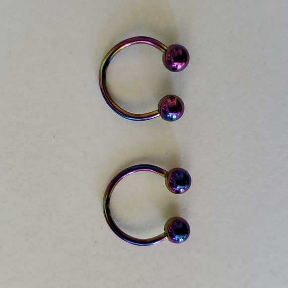 N/A | Jewelry | New Rainbow Titanium Surgical Steal Earrings | Poshmark